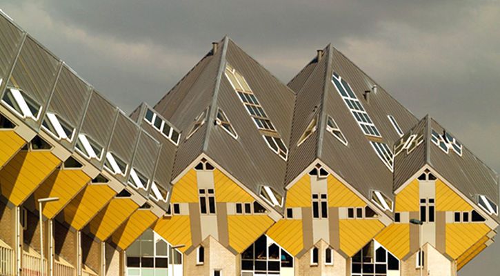 5 edifícios geométricos surpreendentes